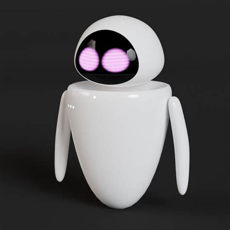 Eve Robots Characters Models Blenderkit