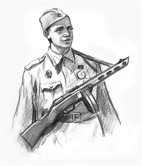 Как нарисовать военного 28 фото