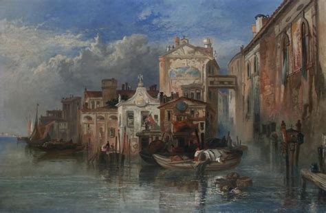 Bonhams James Vivien De Fleury British A Venetian Backwater
