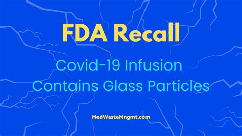Fda Recall Announced Due To Undeclared Drugs Medwaste Management