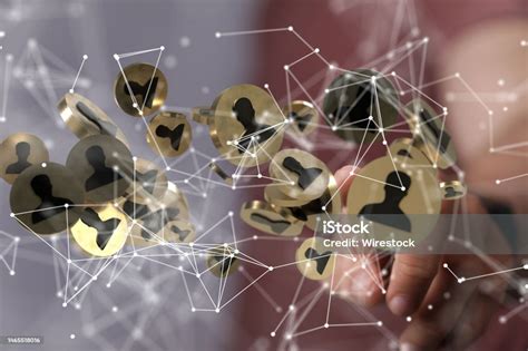 3d 렌더링 된 떠 다니는 사람 아이콘을 탭하는 사람 3차원 형태에 대한 스톡 사진 및 기타 이미지 3차원 형태 개념