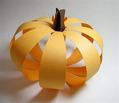 5 классных бумажных тыкв на Хэллоуин своими руками Тыква из бумаги Хэллоуин своими руками