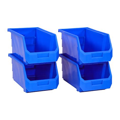 Low Cost Plastic Stack And Nest Storage Picking Bin For Bolts And Nuts