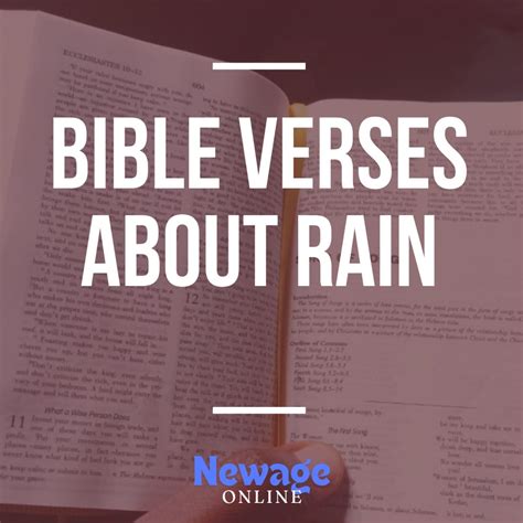 40 Important Bible Verses About Rain New Age Online