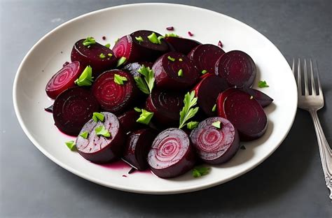 Premium Ai Image Simple Roasted Beets Vegan Recipe