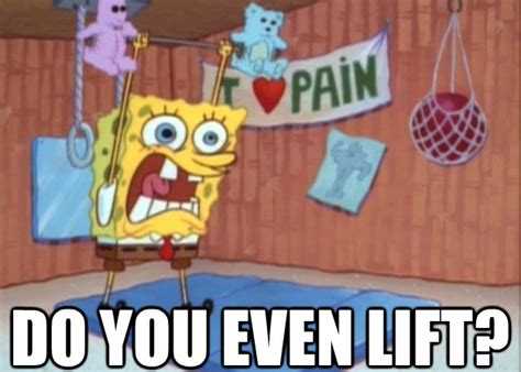 Spongebob Lifting