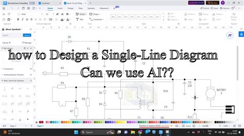 ⚡️how to design a single line diagram for an electrical system💡