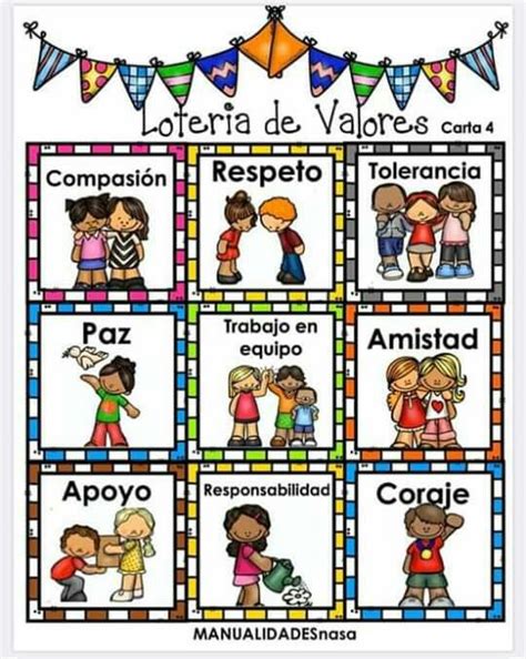Pin De Moxxa Mena En Lotería Valores Imagenes De Los Valores