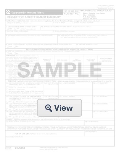 Fillable Va Form 26 1880 FormSwift