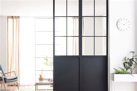 미즌하임 듀크 철제 가벽 유리 타공 파티션 600 공간분리 가림막 칸막이 위시버킷