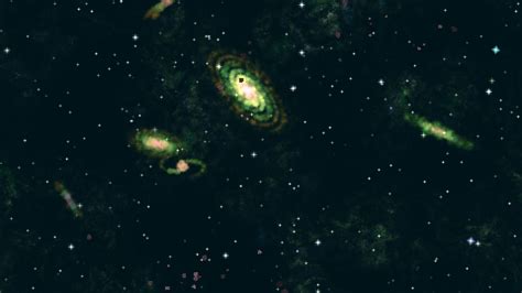 Some Procedurally Generated Space Backgrounds From Spacer Godot Makes