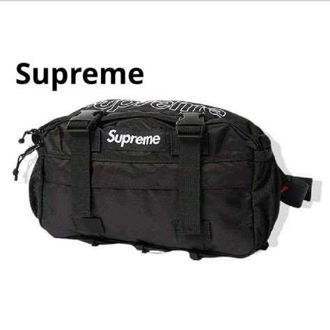 【新品未使用】supreme 19fw Waist Bag Black By メルカリ