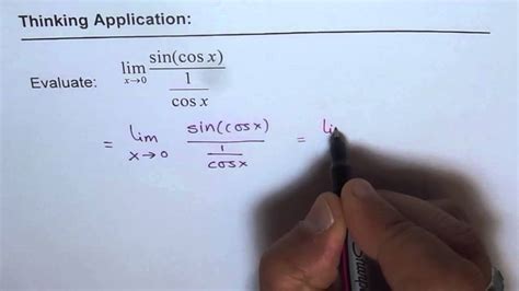 15 Limits Thinking Trigonometry Application Sincosxsecx Youtube