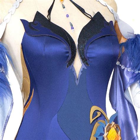 Genshin Impact Orchids Evening Gown Ningguang Cosplay Costume