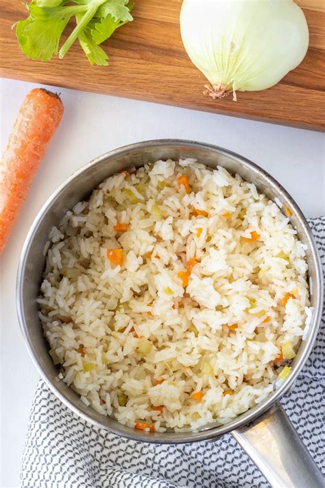 Healthy Vegetable Steamed Rice Fixed On Fresh