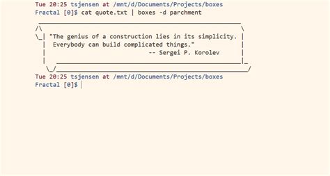 Boxes Command Line Ascii Boxes Unlimited