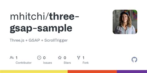 Github Mhitchi Three Gsap Sample Three Js Gsap Scrolltrigger