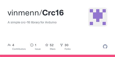 Github Vinmenn Crc A Simple Crc Library For Arduino