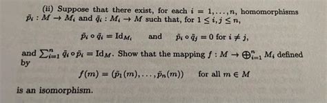 Solved EXERCISE Let M M Mn Where NN With N Chegg