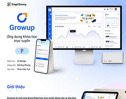 Sản phẩm của học viên Khoá UI Design Behance