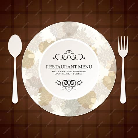Premium Vector Free Vector Restaurant Cafe Menu Cover Template
