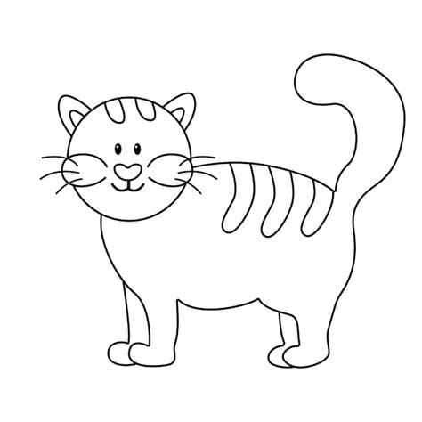 Simple Outline Cat Images Free Download On Freepik