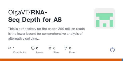 Github Olgavtrna Seqdepthforas This Is A Repository For The
