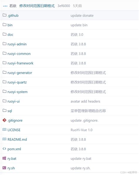 若依框架ruoyi前后端分离版（不容错过版）若依前后端分离框架 Csdn博客