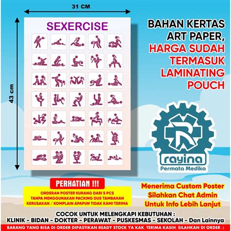 Jual Poster Kesehatan Sexercise Shopee Indonesia Jual Poster Kesehatan Sexercise Shopee Indonesia