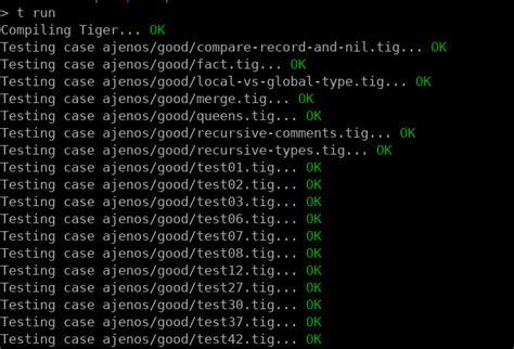github vmartinv tiger compiler tiger compiler for x86 64 written in ml