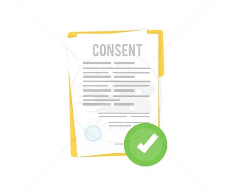 Consent And Approval Green Check Mark Paper Logo Design