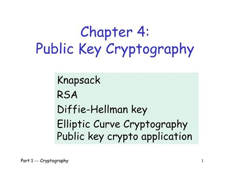 Ppt Chapter 4 Public Key Cryptography Powerpoint Presentation Free