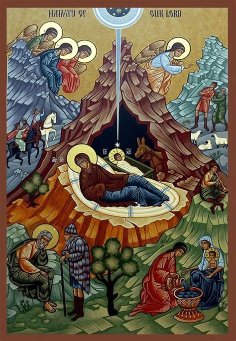 The Nativity Of Our Lord Jesus Christ An Explanation Of The Nativity Icon Ukrainian Orthodox