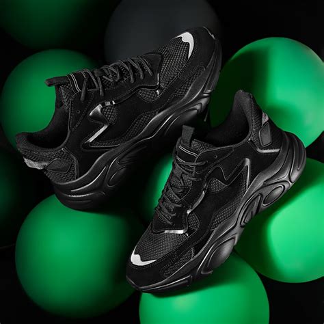 Chaussures Chunky Solides Tendance Pour Hommes Baskets Confortables À