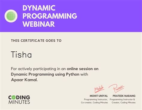 Tisha Ahuja On Linkedin Codingminutes