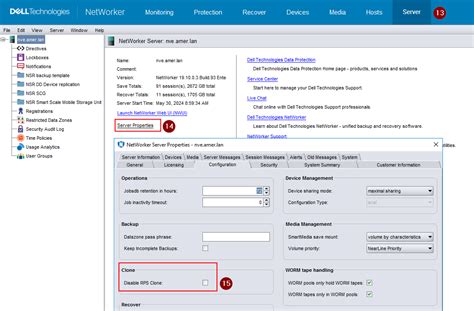 networker vproxy vm restore resurrection from tape fails with unable