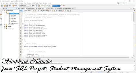 Shubham N On Linkedin Internship Project Java Sql