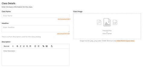 Create A Class Docs