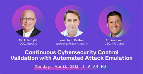 Webinar Continuous Cybersecurity Control Validation With Automated