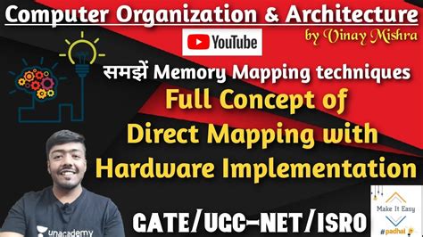 Computer Organization 04 Concept Of Direct Mapping Hardware