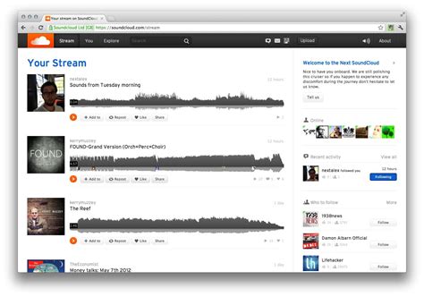 Soundcloud Provides First Look At A New Interface [gallery] Cdm Create Digital Music