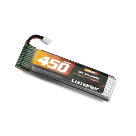 One Of Our New Lumenier 450mah 1s 80c Micro Hv Lipo Battery Jst On Hyperlite