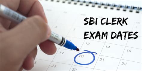 Sbi Clerk Exam Dates 2021 Out Check Admit Card Result Dates