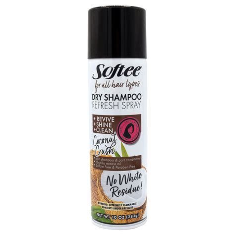 Softee Dry Shampoo Refresh Spray Coconut Crush 10 Oz