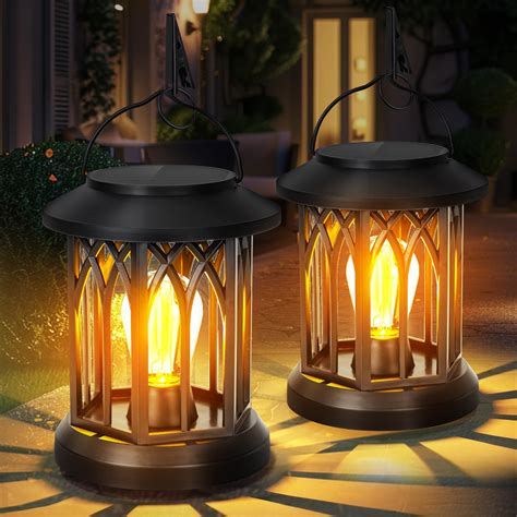 Solar Yard Lanterns Four Solar Box Lanterns