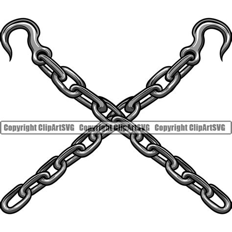 Tow Truck Chain Hook Driver Towing Chain Trucker Hauling Cargo Etsy