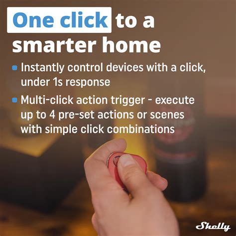 Snapklik BLU Button1 Red Bluetooth Operated Action And Scenes