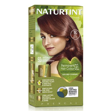 Naturtint Permanent Hair Colour Gel 5c Light Copper Chestnut 170ml