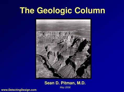 Ppt The Geologic Column Powerpoint Presentation Free Download Id