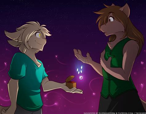 Twokinds Fan Español Cómic Keith Le Regala A Natani Un Cristal De Mana